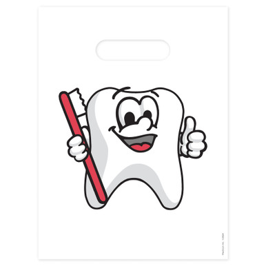 9 x 12 Tootie Tooth Bags 100/Pack | Practicon Inc