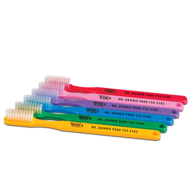 POH Personalized Adult Toothbrushes 144/Pack | Practicon Inc