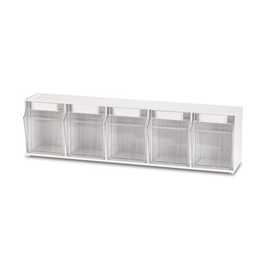 Tilt Bin Interlocking Multi-Bins 5 Bin | Practicon Inc