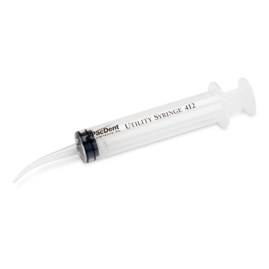 PacDent 12CC Curved Tip Utility Syringes 50/Box | Practicon Inc