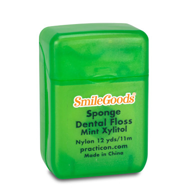 Mint Xylitol Sponge Floss 72/Case | Practicon Inc