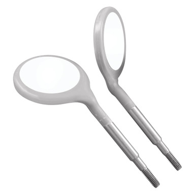 Crystal HD Gray Double Sided Mouth Mirror Size 4 4/Pack | Practicon Inc