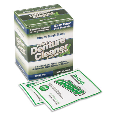 ProTech Prosthetic Cleaner Trial Size 36/Pack | Practicon Inc