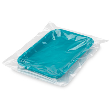 9" X 11" Disposable Plastic Tray Covers 1000/Box | Practicon Inc