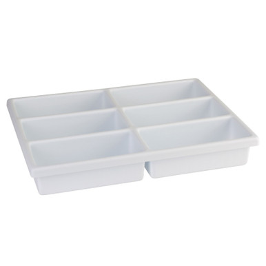 Six Compartment Cart Drawer Organizer | Practicon Inc