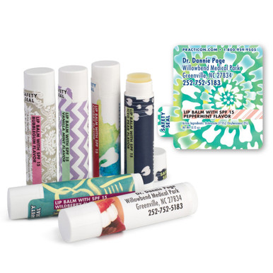 Personalized Tooth Spiral B Lip Balms 250/Pack | Practicon Inc