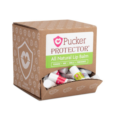 Pucker Protector All Natural Lip Balms 120/Box | Practicon Inc