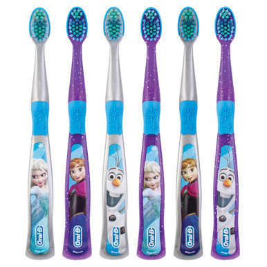 Oral-B Disney Frozen Kids 3+ Toothbrushes Pack 72/Case | Practicon Inc