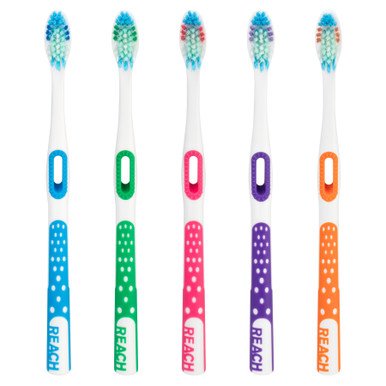 REACH Total Care Adult Toothbrushes 72/Case | Practicon Inc