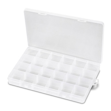Regular 24 Compartments Grid Box | Practicon Inc