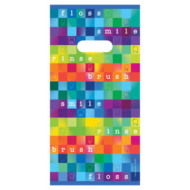 6 x 12 Rainbow Blocks Bags 100/Pack | Practicon Inc