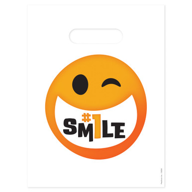 9 x 12 Number 1 Smile Bags 100/Pack | Practicon Inc