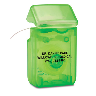 Personalized SmileGoods Mint Xylitol Sponge Floss 72/Case | Practicon Inc