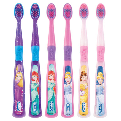 Oral-B Disney Princess Kids 3+ Toothbrushes Pack 72/Pack | Practicon Inc