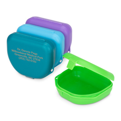 Zirc Personalized Assorted Retainer Boxes 1-Inch Deep | Practicon Inc