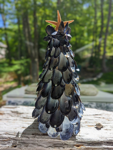 Mussel shell tree - Shuck It Oyster Company
