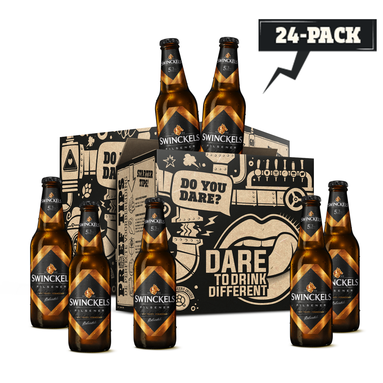 Swinckels' Pilsener XL bierpakket - Dare to Drink Different