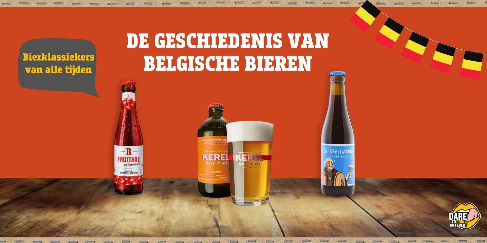 De geschiedenis van Belgische bieren - Dare to Drink Different