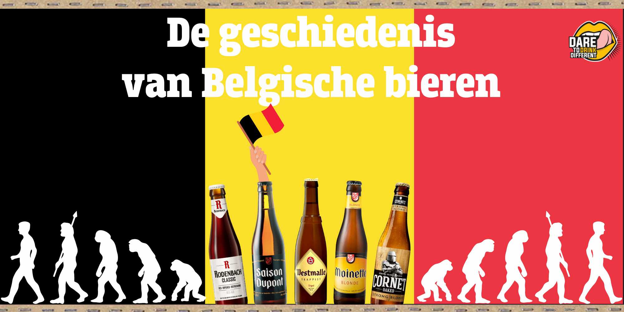 De geschiedenis van Belgische bieren - Dare to Drink Different