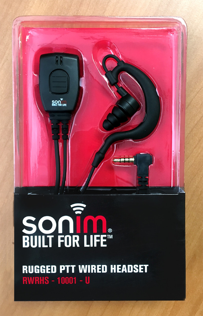 Sonim Rugged PTT Wired Headset (RWRHS-10001-U) - Wireless ProTech