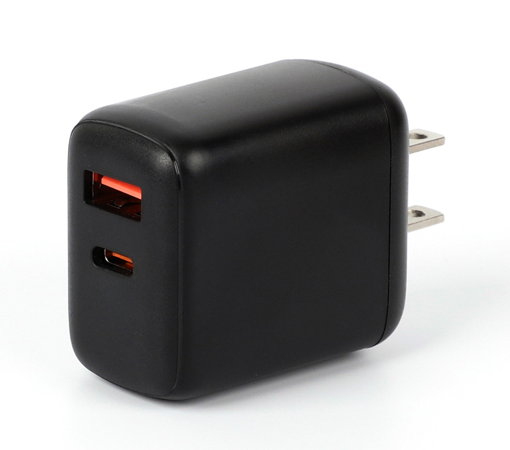 25W Dual Port USB-A / USB-C Universal Quick Charge Wall Charger ...