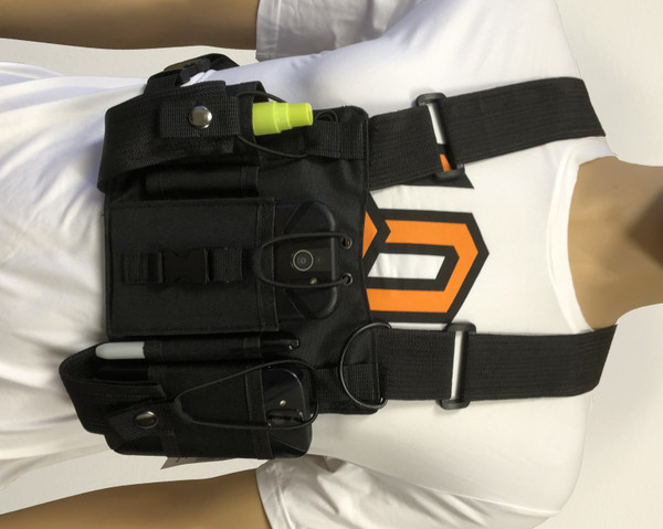 MOLLE Tactical Chest Vest with Adjustable Panel Radio Pockets ...