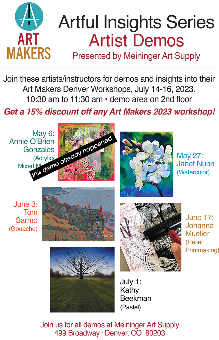 Art Makers Denver presents Artful Insights at Meininger