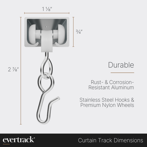 90-Degree Corner Curtain Track