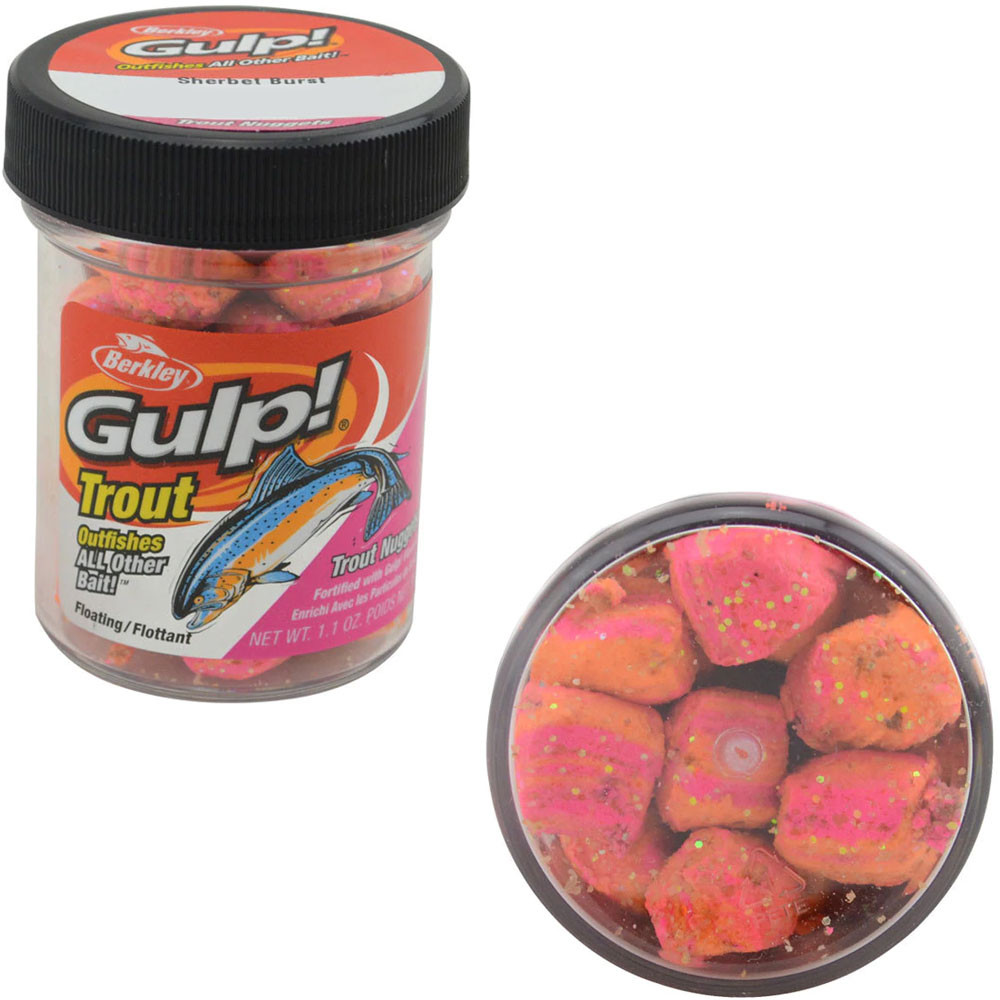 Berkley Gulp Trout Bait, Powerbait, Floating Salmon Eggs (Jars)