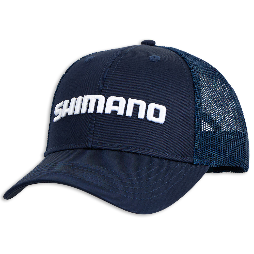 Shimano Platinum Fishing Cap - Embroidered Black/blue for sale online ...