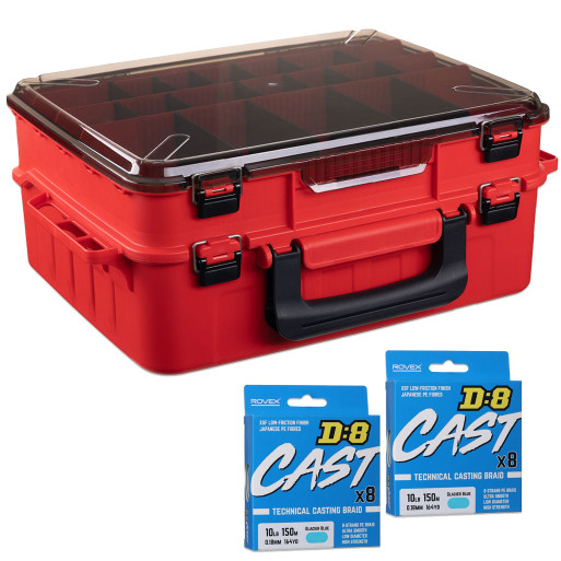 Bite Science Tackle Case + 2 Spools Of Braid