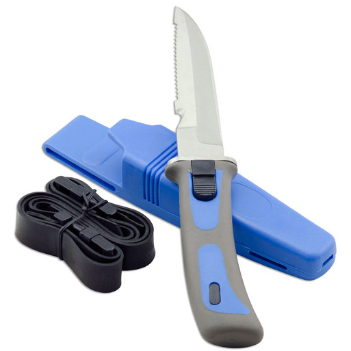 Land And Sea Blue Standard Diving Knife