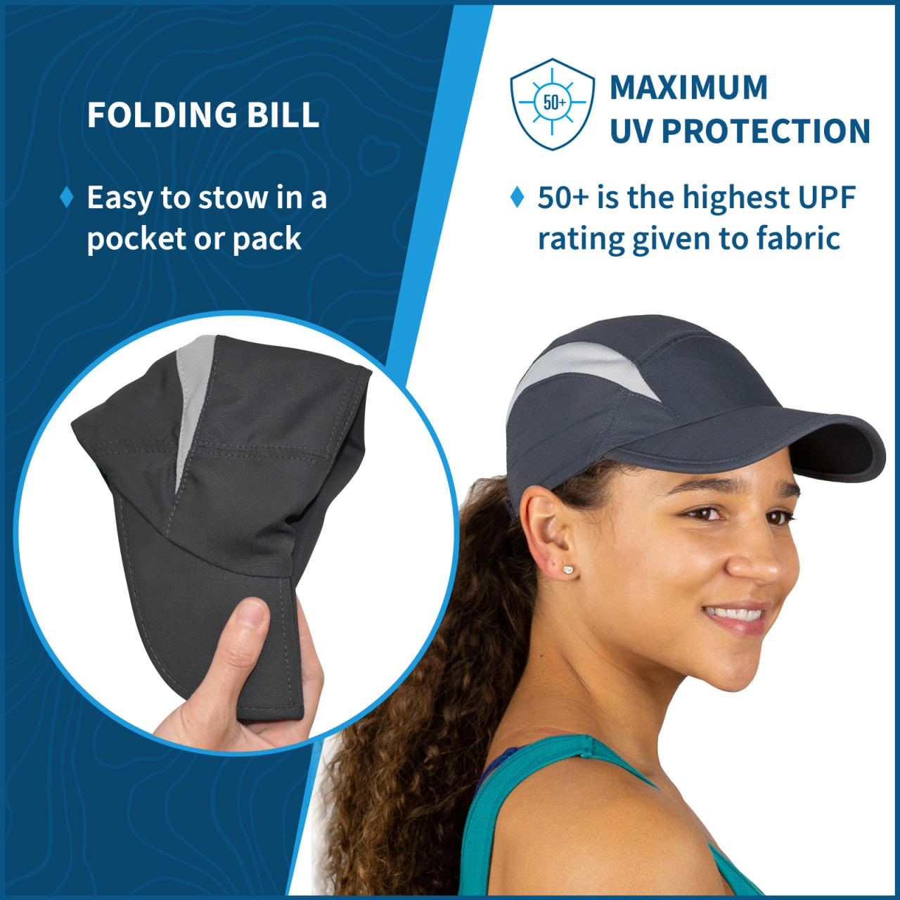 Women's Folding Hat with UV Protection