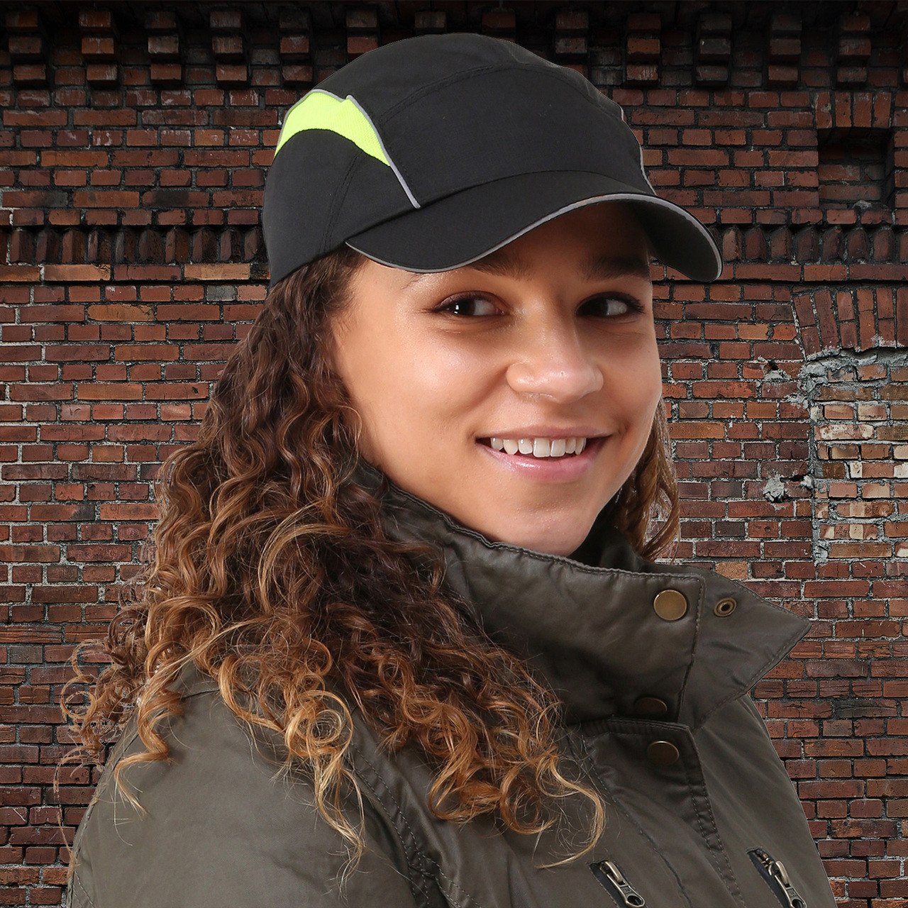 Reflective Mens Running Cap