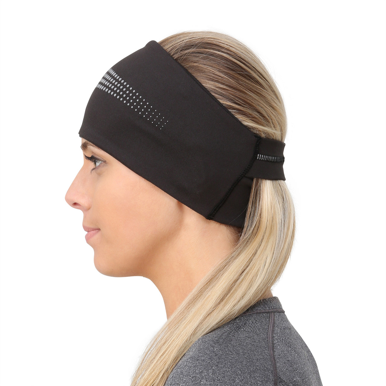 Womens Running Headband - Ponytail Headband - Adrenaline Series