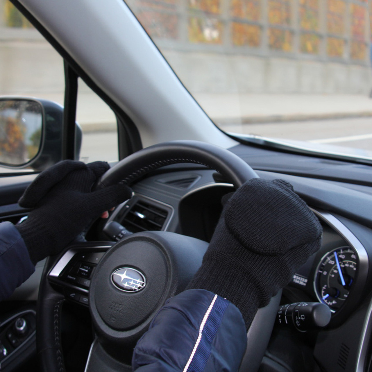 Women’s Fingerless Gloves | Merino Knit Convertible Mittens - TrailHeads