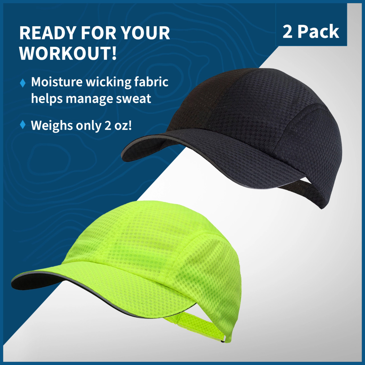 Race Day Men's Running Hat - 2-pack - TrailHeads