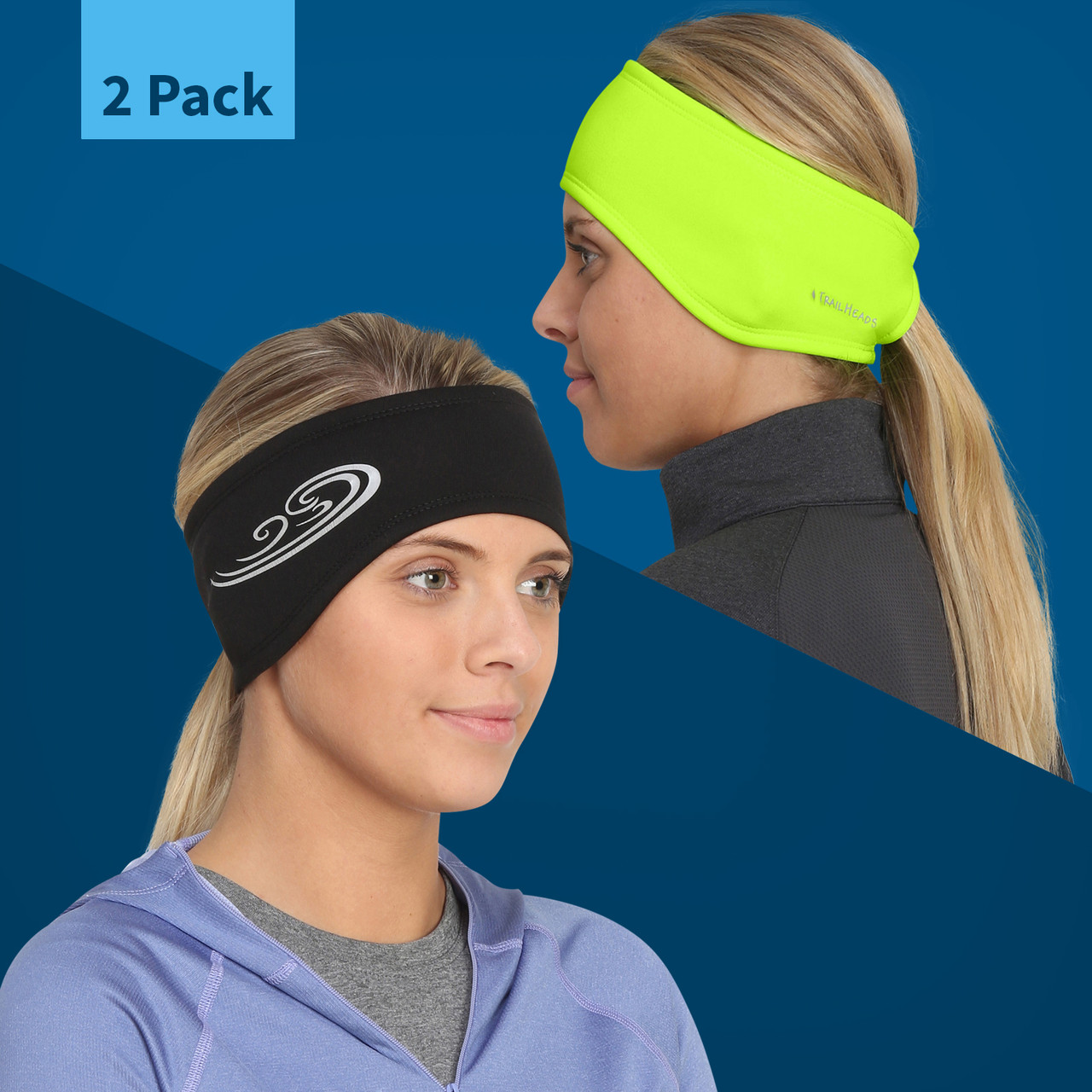 Women's Power Ponytail Headband - 2 Pack