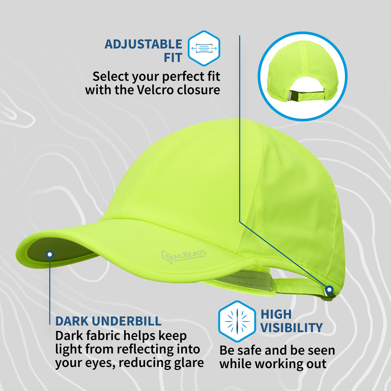 UV Protection Running Hat for Men | UPF Hats for Men