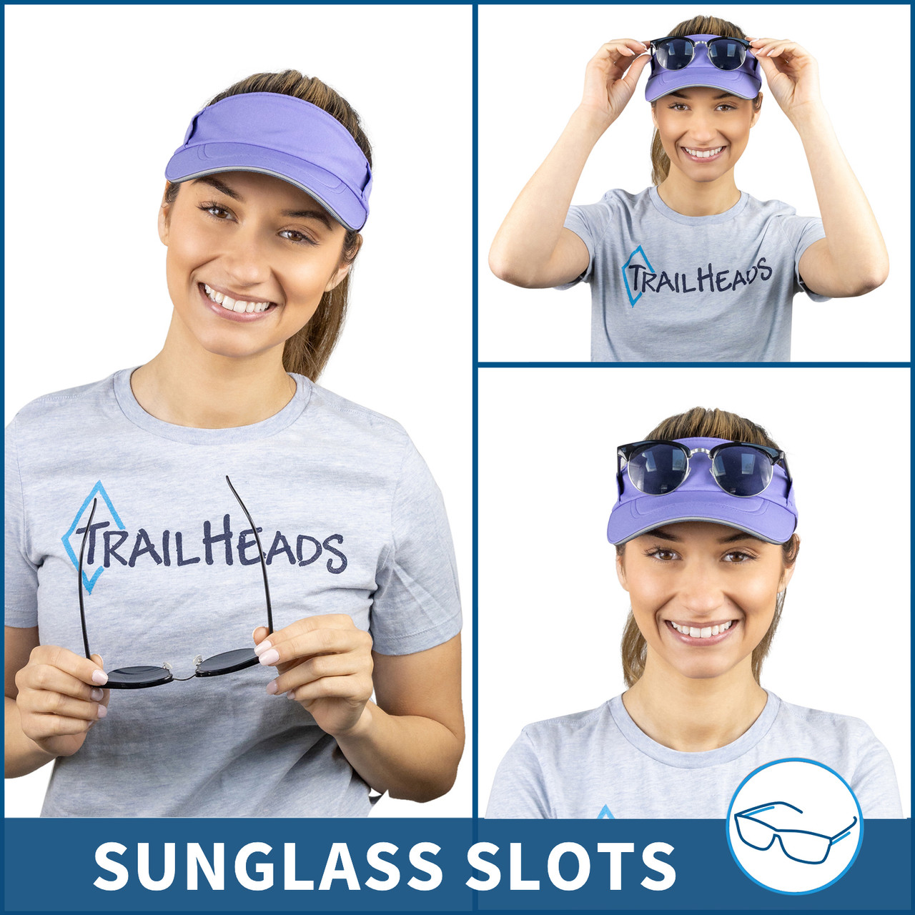 Women's Sun Visor Hat - Traverse Series | TrailHeads