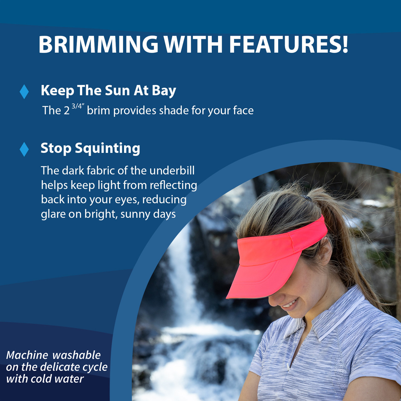 Women's Sun Visor Hat - Traverse Series | TrailHeads