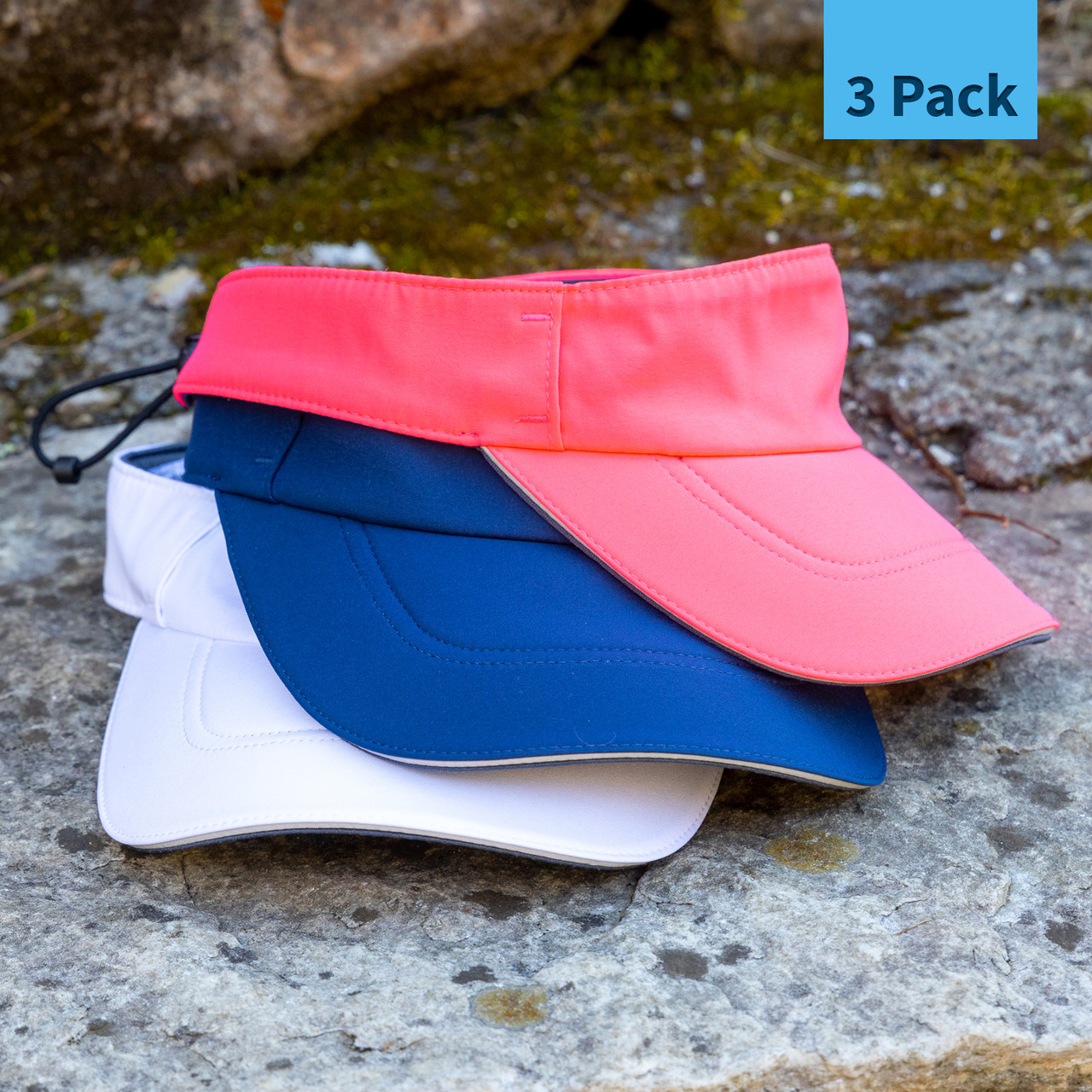 Women’s Sun Visor Hat - Traverse Series - 3 Pack | TrailHeads