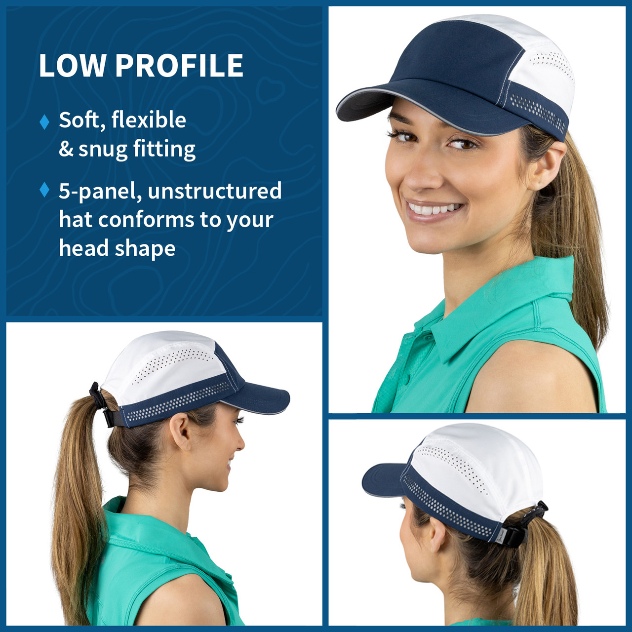 TrailHeads Women’s Running Hat - Recycled Sports Cap - Traverse Series