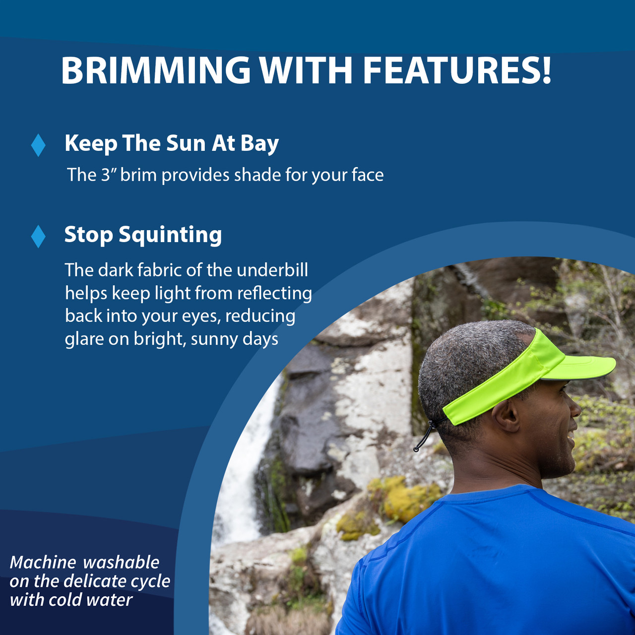 Men’s Sun Visor Hat - Traverse Series | TrailHeads