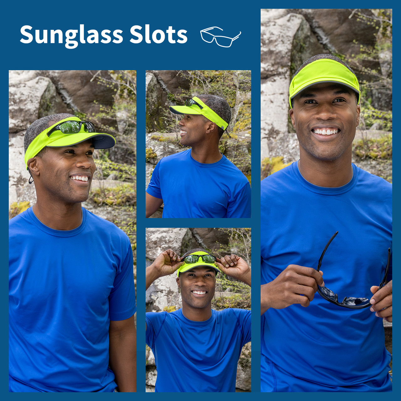 Men’s Sun Visor Hat - Traverse Series | TrailHeads