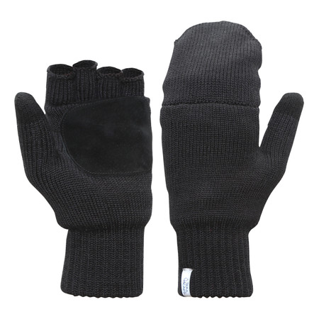 Women’s Fingerless Gloves | Merino Knit Convertible Mittens - TrailHeads
