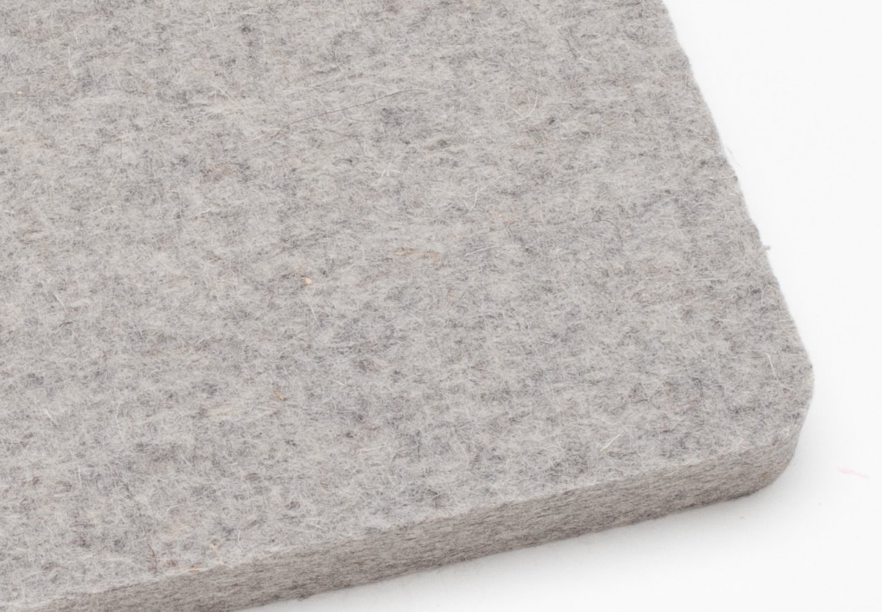 Felt Materials - SAE Pressed Wool Felt - F-3 SAE Wool Felt, Gray - The ...