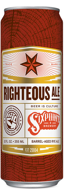 Sixpoint Righteous Ale Barrel Aged Rye Limited Release- Single