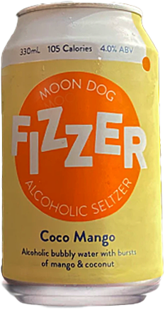 Moon Dog Fizzer Alcoholic Seltzer Coco Mango Cans 330ml x 24