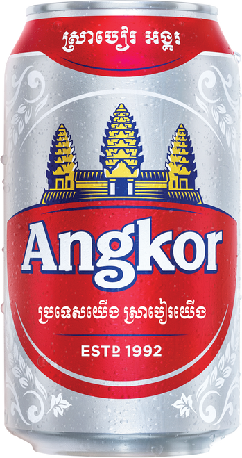 Angkor Beer Can 330ml x 6 Pack